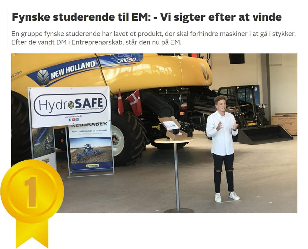 Hydrosafe | Nemmere Hydraulik | Mest Innovative Produkt i 2020